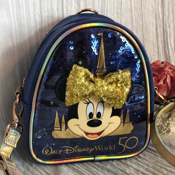 Disney | Bags | Walt Disney World 5th Anniversary Minnie Mouse Mini ...